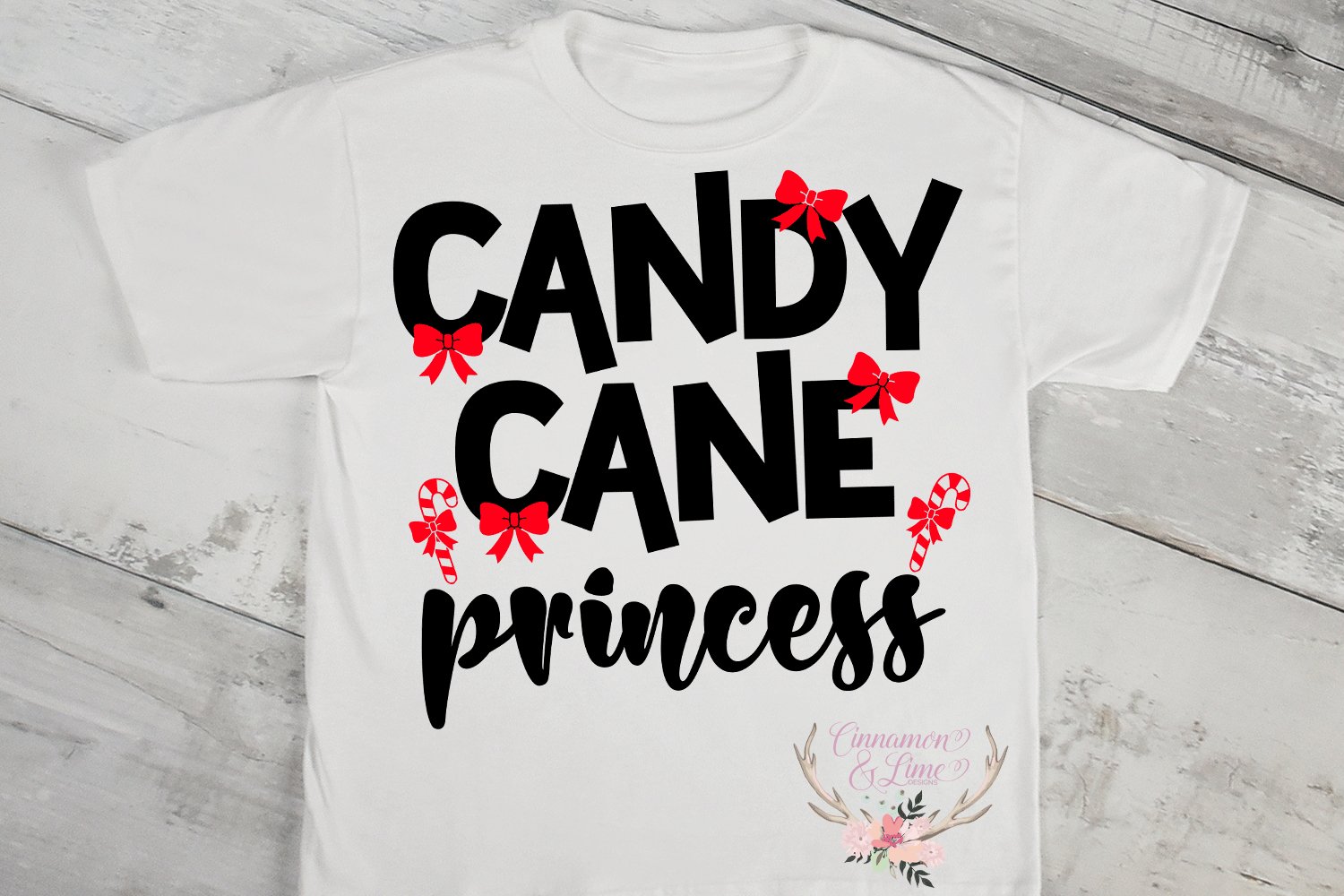Christmas Svg - Candy Cane Princess Girl Shirt Cut File (154956) | Cut ...