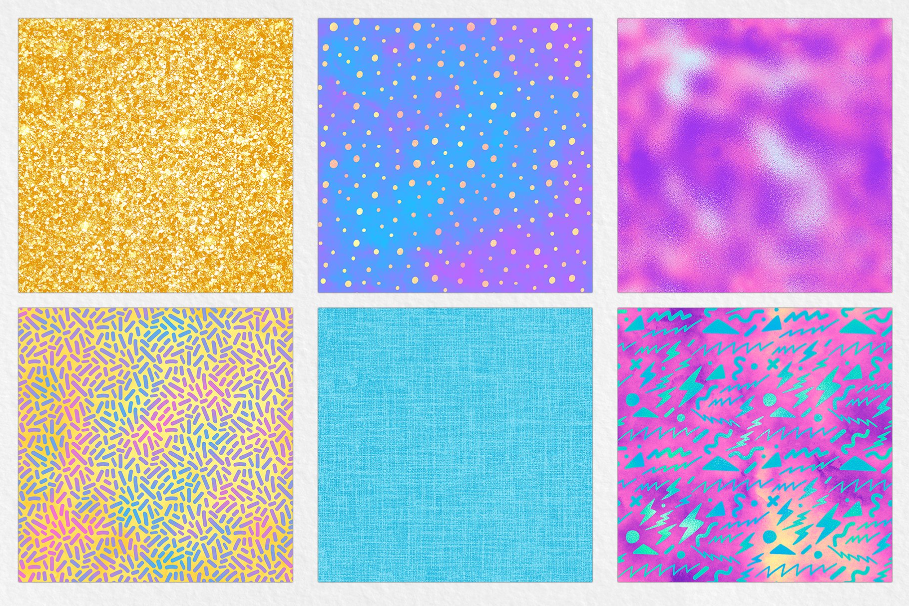 90s Digital Paper Pack