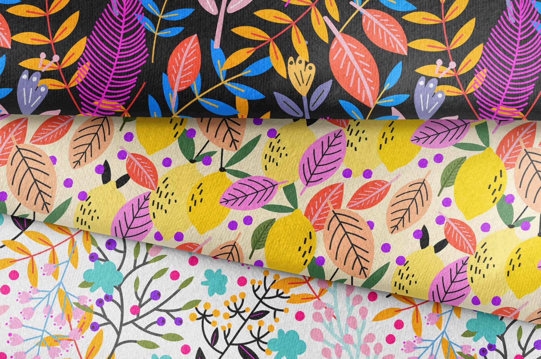 Floral and animals Digital Paper, Scrapbook Papers (718831) | Patterns ...