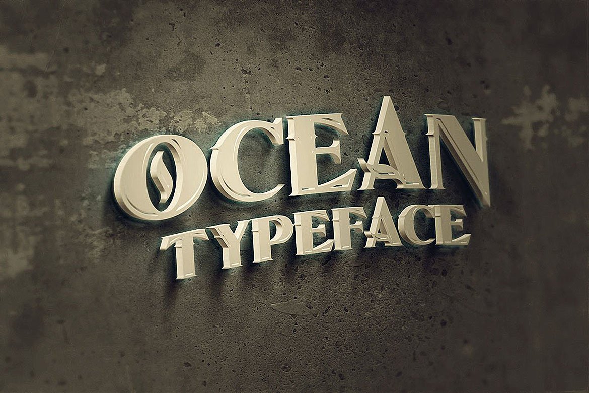 Ocean - Display Font (177753) | Serif | Font Bundles