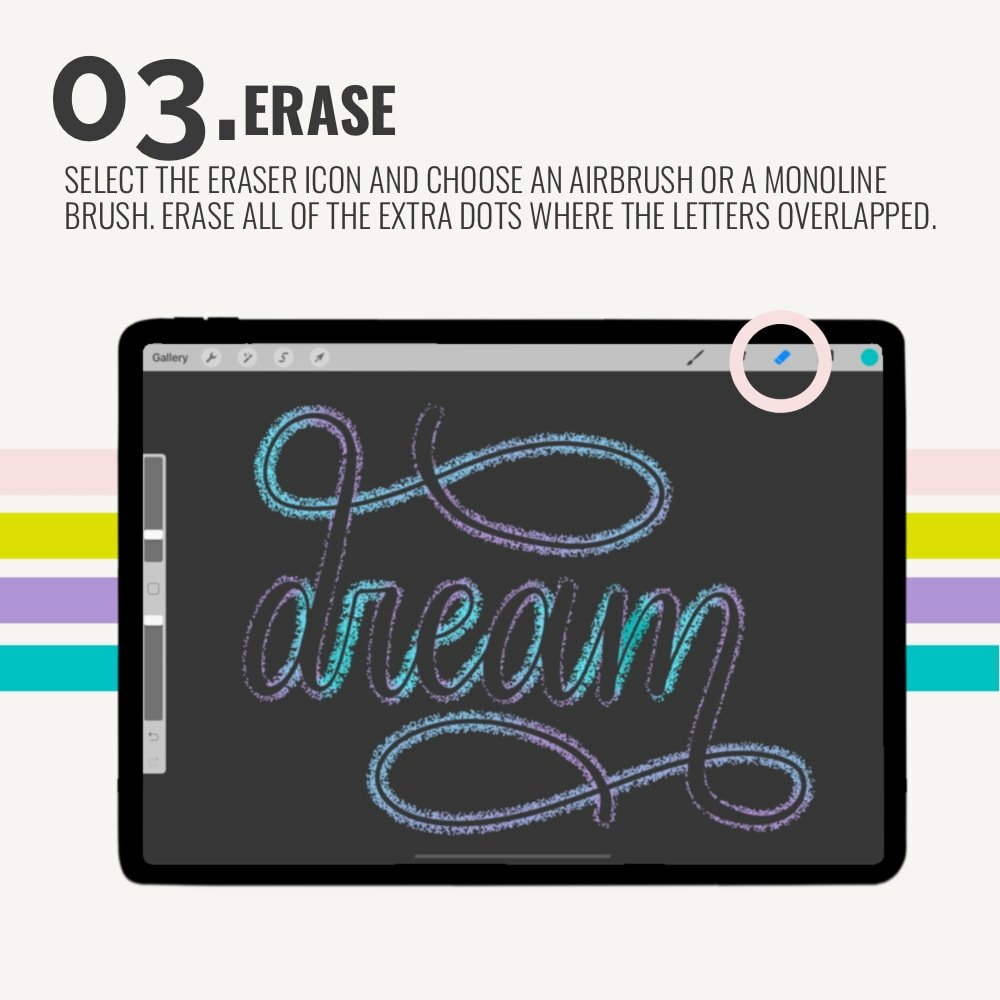 Stippling Procreate Brushes for Lettering (577526) | Procreate | Design ...