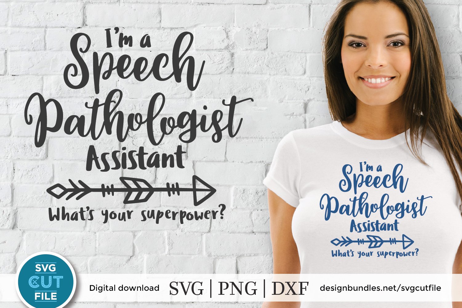 Speech pathologist assistant- an SLPA svg with superpower (697794 ...