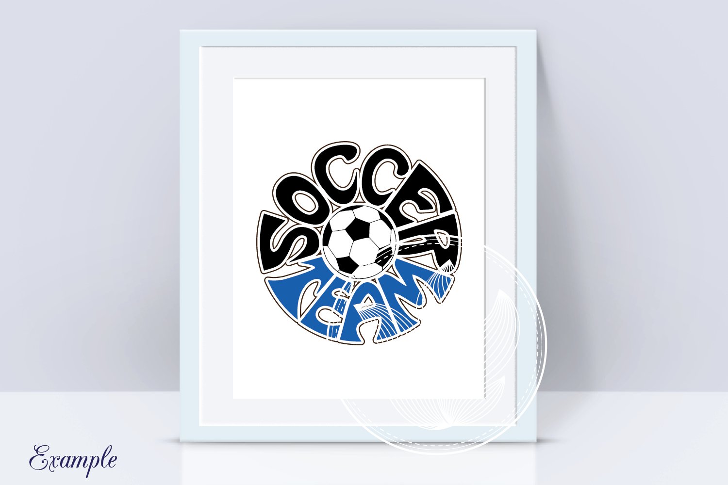 Digital Soccer team Word Art with Soccer ball, png, eps, svg (113723 ...