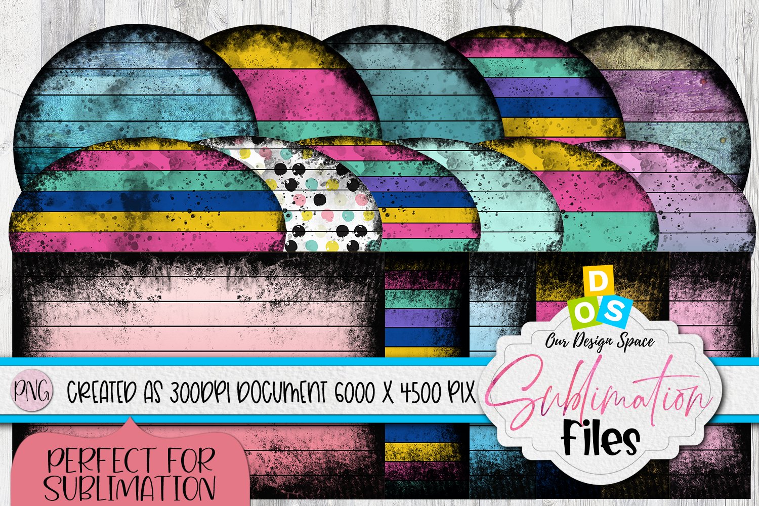 Sublimation Background Bundle 1 (1117776) | Sublimation | Design Bundles