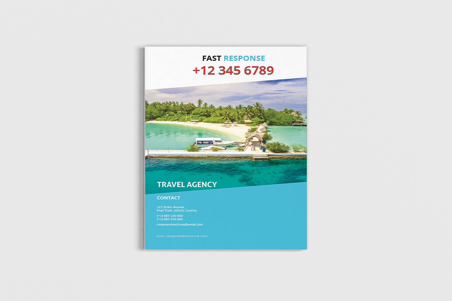 Travelista - A4 Travel Brochure Template (368075) | Brochures | Design ...