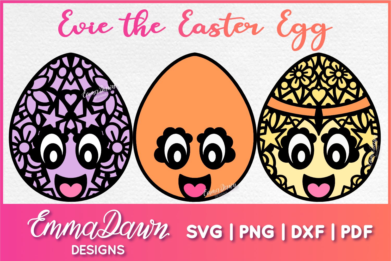 Easter Egg Cartoon Designs