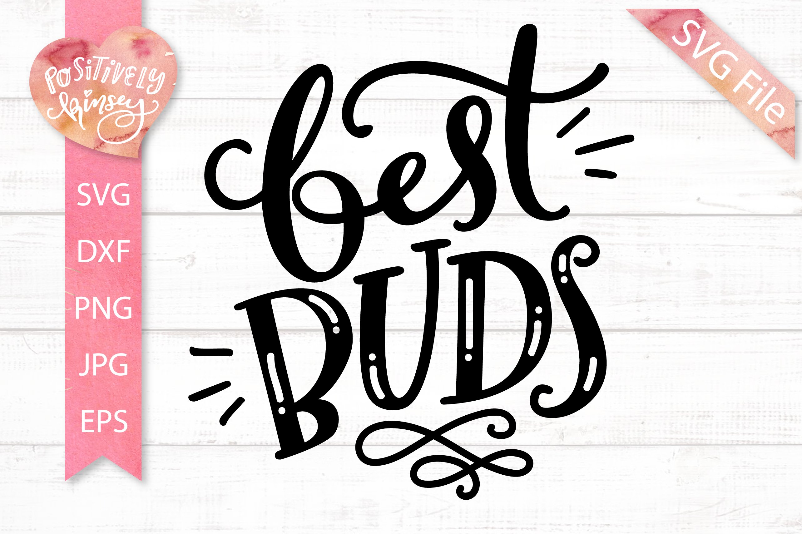 Best Friends SVG DXF PNG EPS JPG Best Buds SVG Cut File Boys (315070 ...