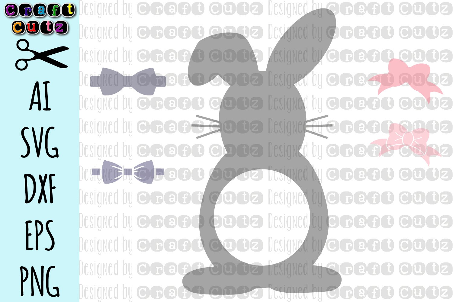 Monogram Easter Bunny svg, Cute Easter svg, Monogram Cut Fil (223849 ...