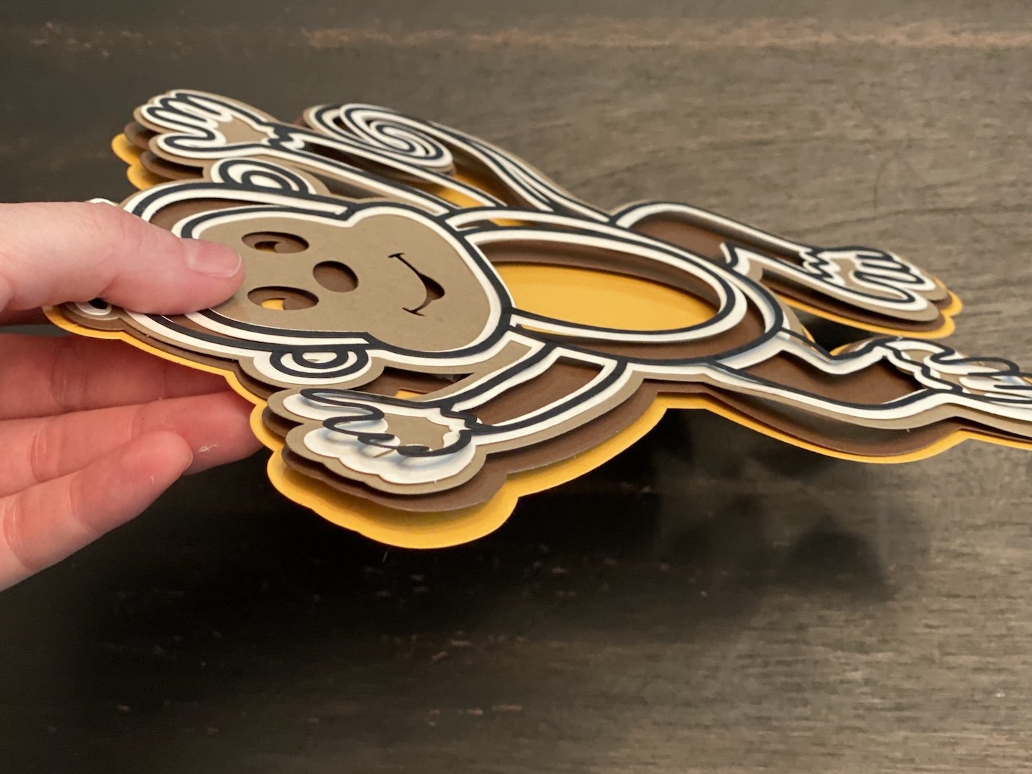 Monkey 3D Layered Design