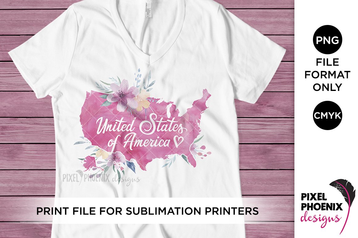 USA Sublimation Design, Sublimation file (176056) | Sublimation ...