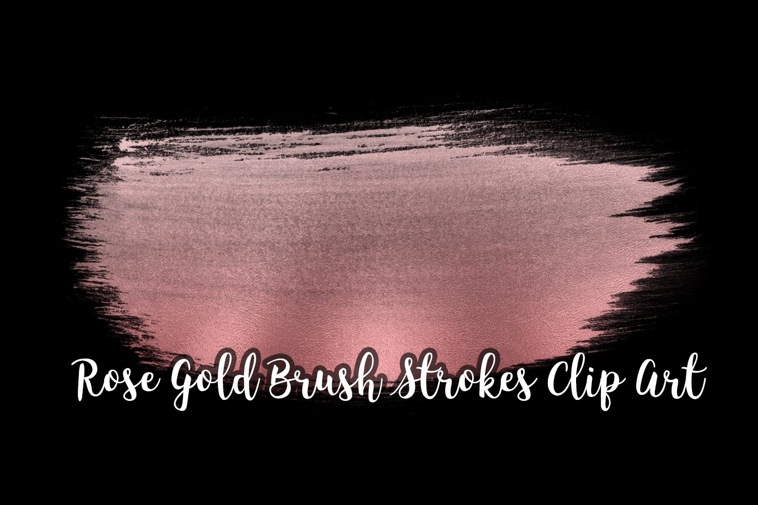 Rose Gold Brush Strokes, Clip Art, Transparent PNG (326817 ...