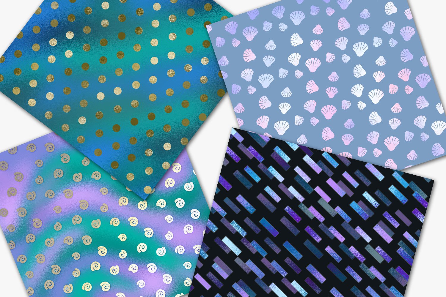 Ocean Backgrounds - 10 digital papers