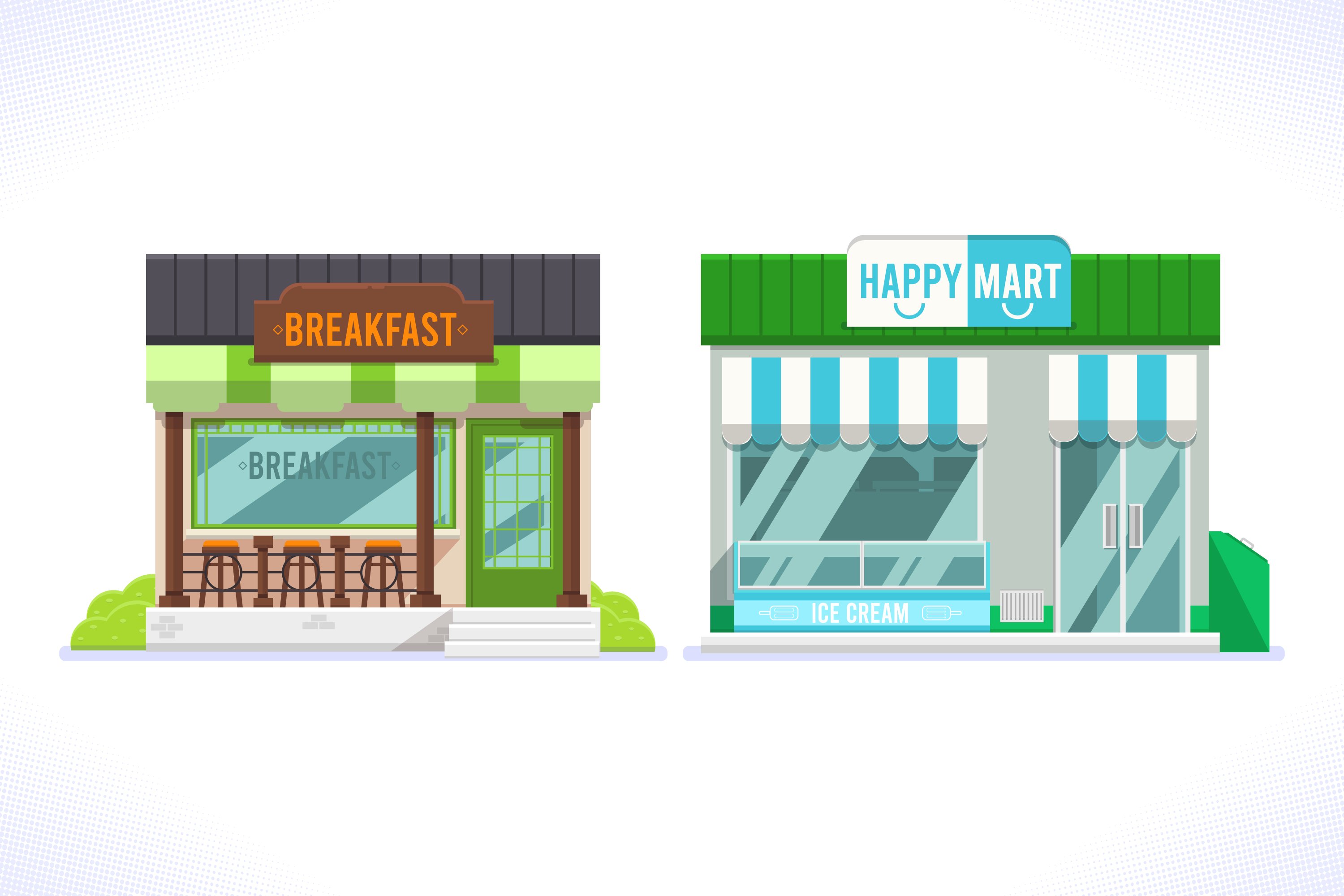 Store Facades Set