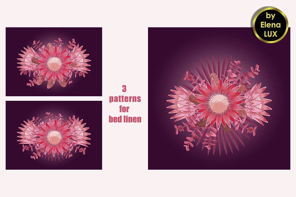 Patterns for bed linen (488065) | Patterns | Design Bundles
