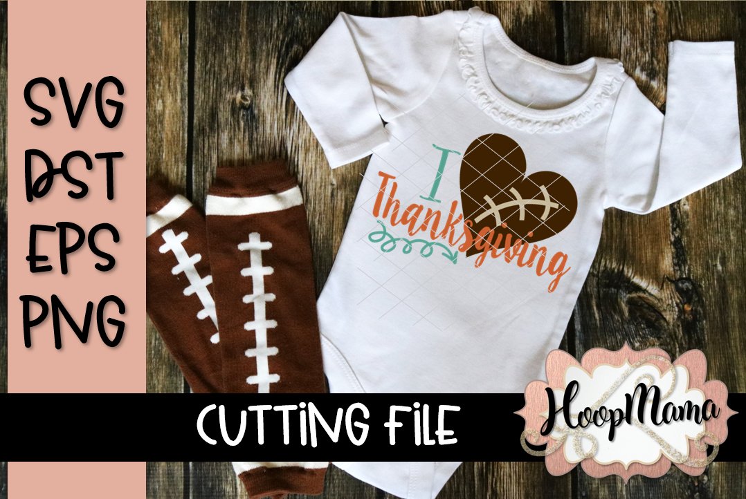 I Love Thanksgiving - SVG Cutting File (113512) | SVGs | Design Bundles