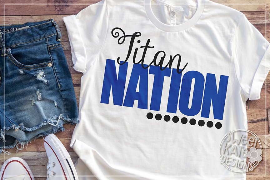 Titan Nation SVG DXF EPS PNG JPG (133771) | SVGs | Design Bundles
