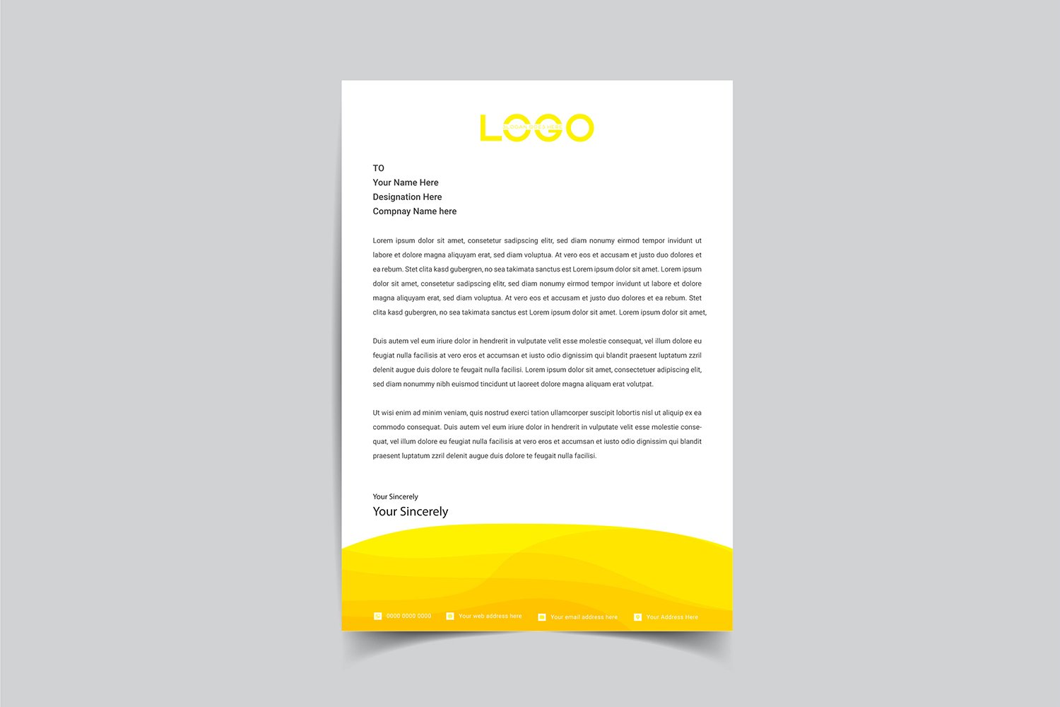 Letterhead Design Template (712088) | Customizable Templates | Design ...