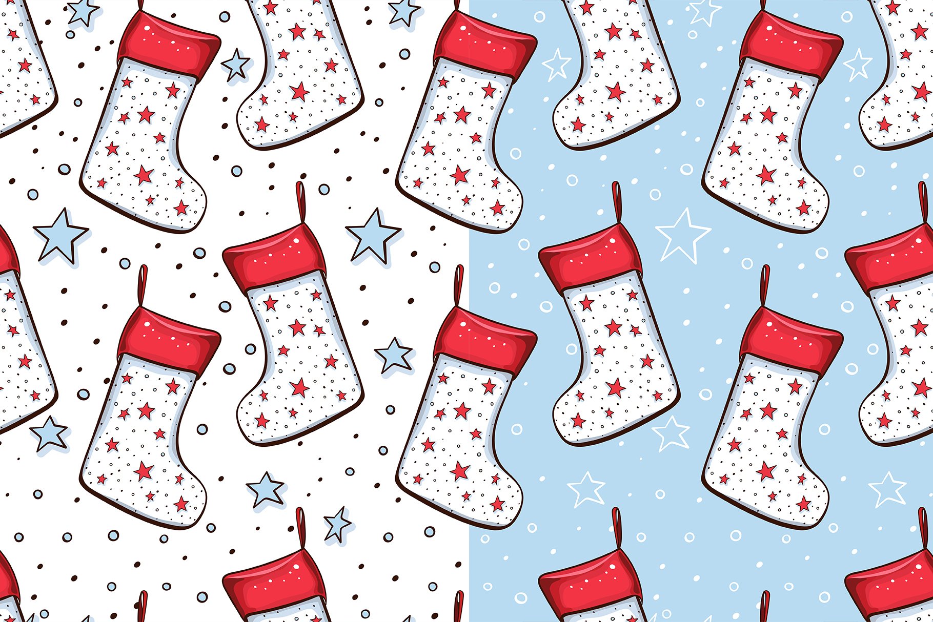 Big Xmas Patterns Collection (384963) | Patterns | Design Bundles