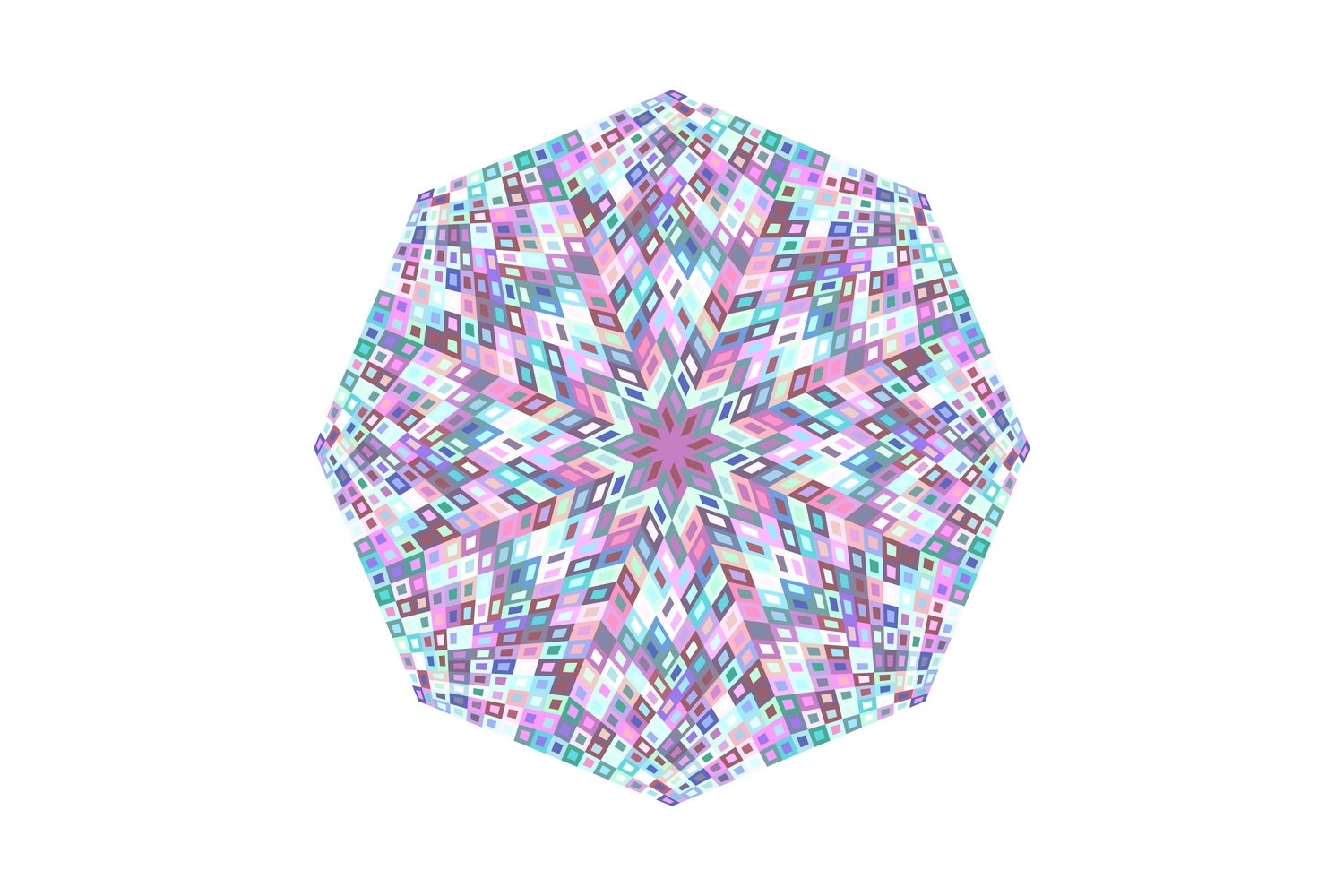 6 Mosaic Pattern Polygons (329917) | Decorations | Design Bundles