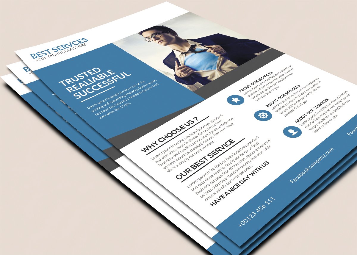 Business Company Flyer (77289) | Flyers | Design Bundles