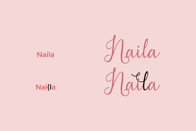 Madame Naila- Lovely Modern Calligraphy (694180) | Calligraphy | Font ...