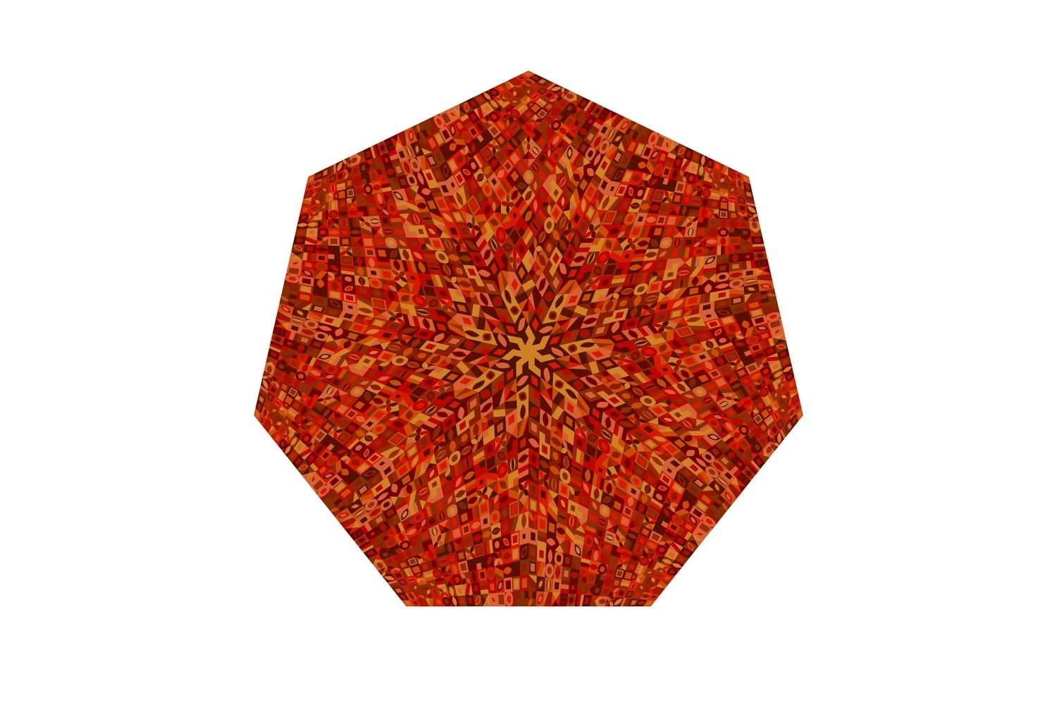 6 Mosaic Pattern Heptagons (332931) | Decorations | Design Bundles