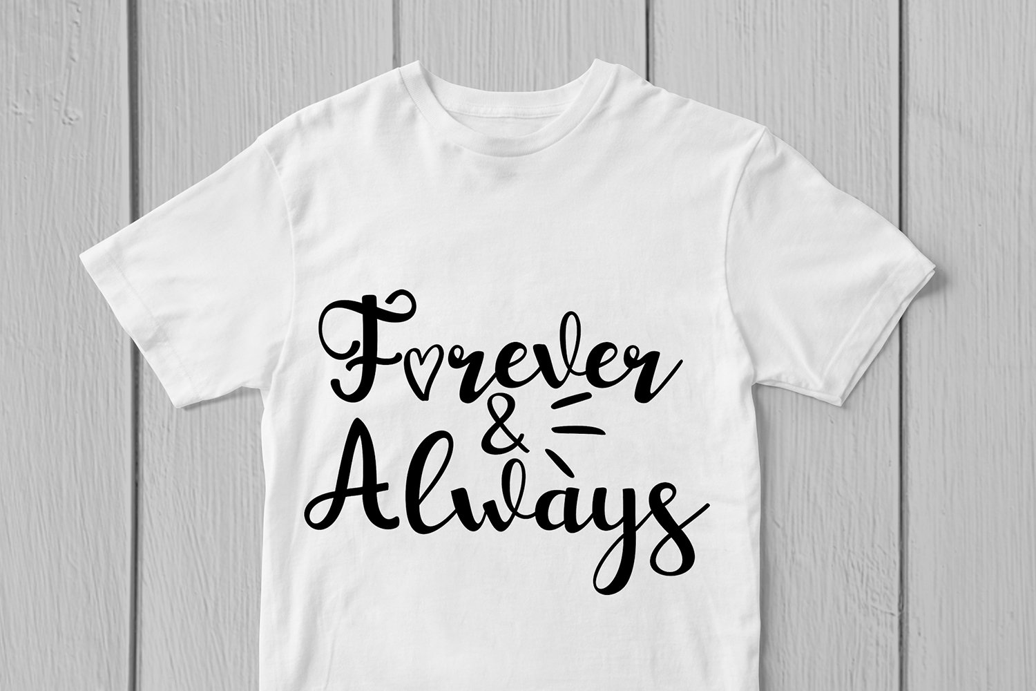 Forever & Always - Love SVG EPS DXF PNG Cutting Files (145196) | Cut ...