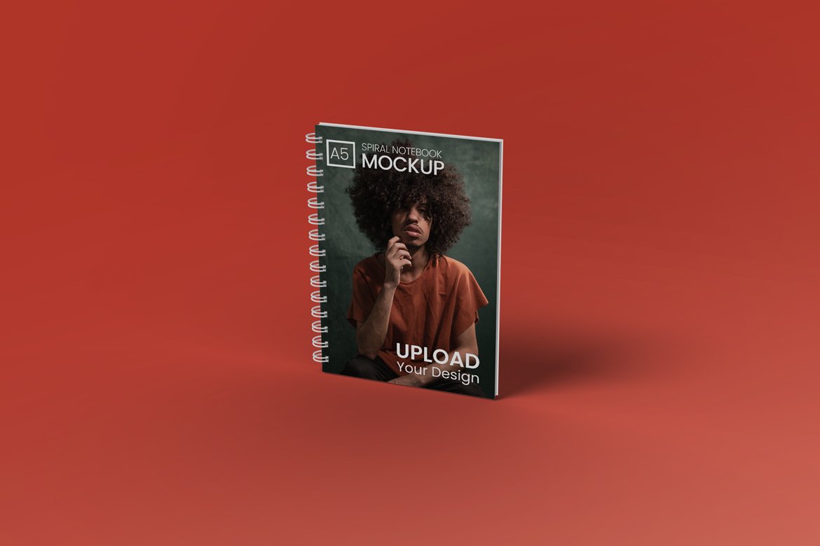 Spiral Notebook Mockup PSD (949531) | Scene Creators | Design Bundles