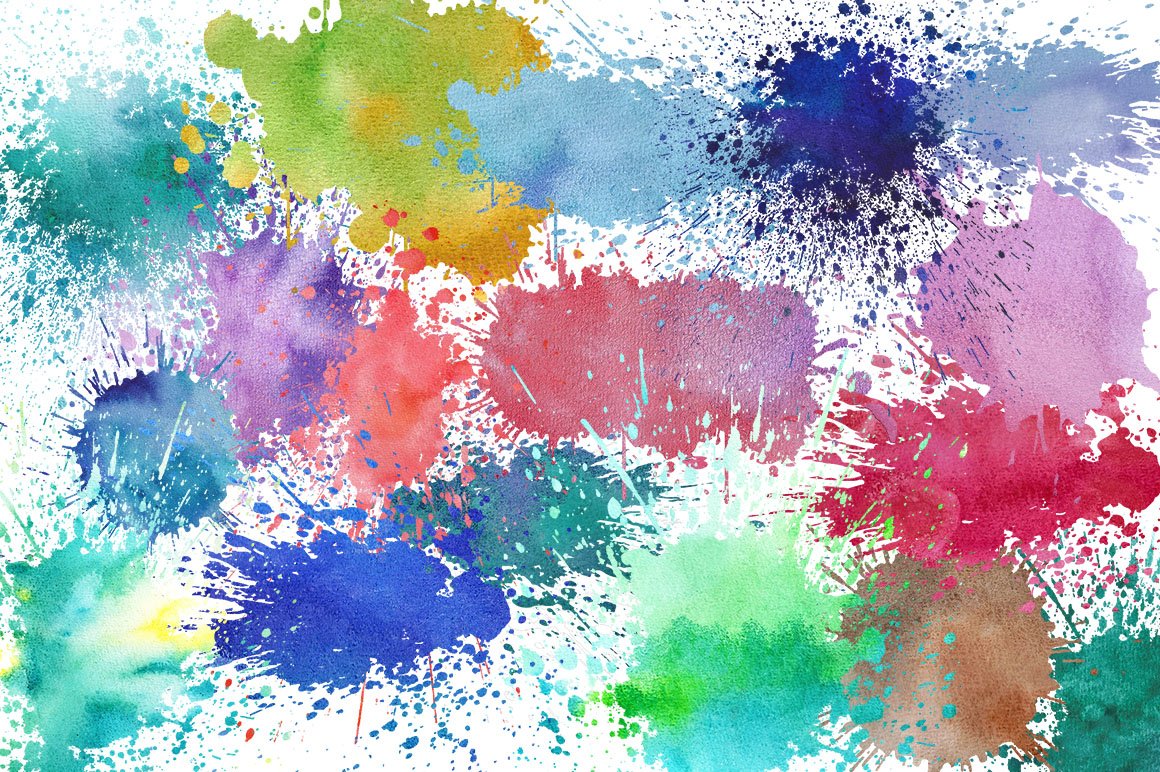 Sublimation Backgrounds Watercolor Splashes 388234 Sublimation