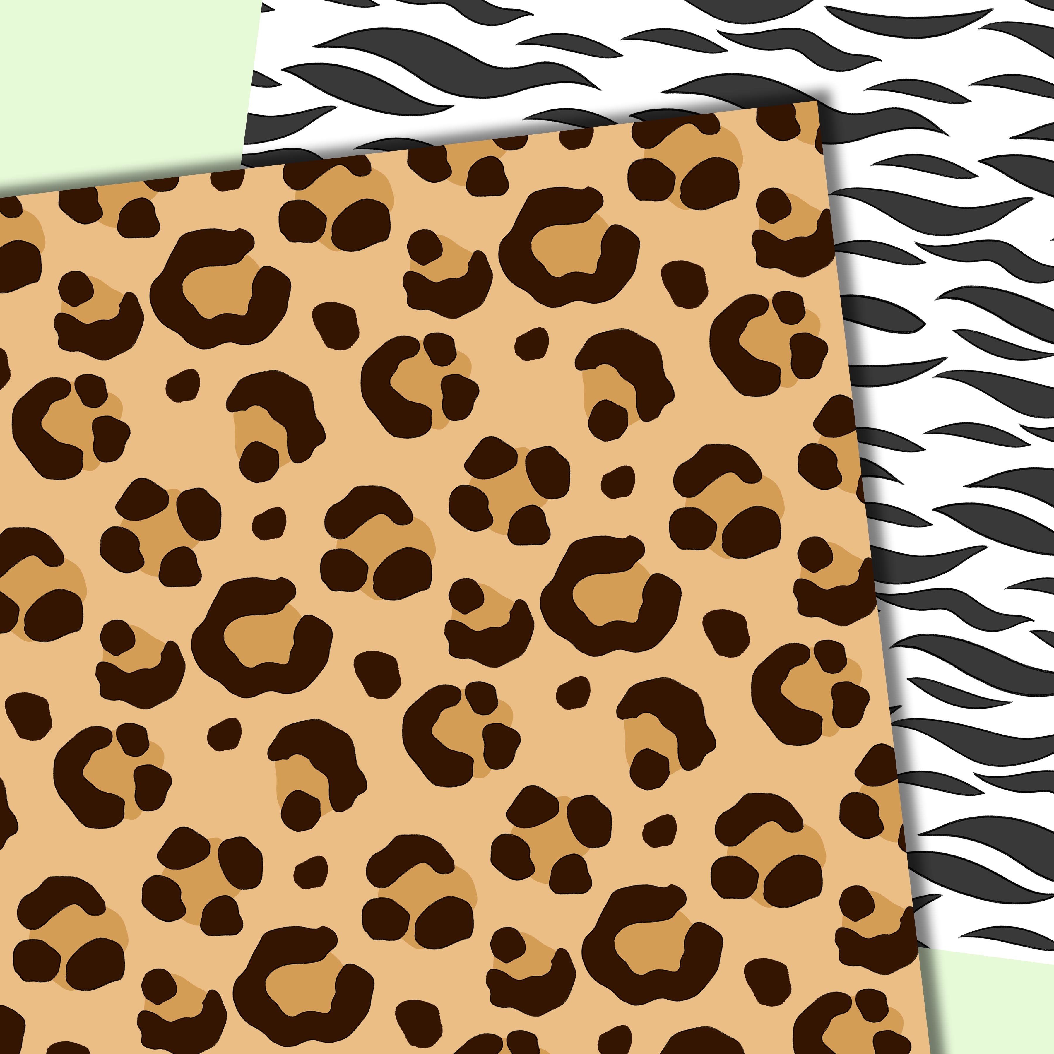 Wild cats patterns (98826) | Patterns | Design Bundles