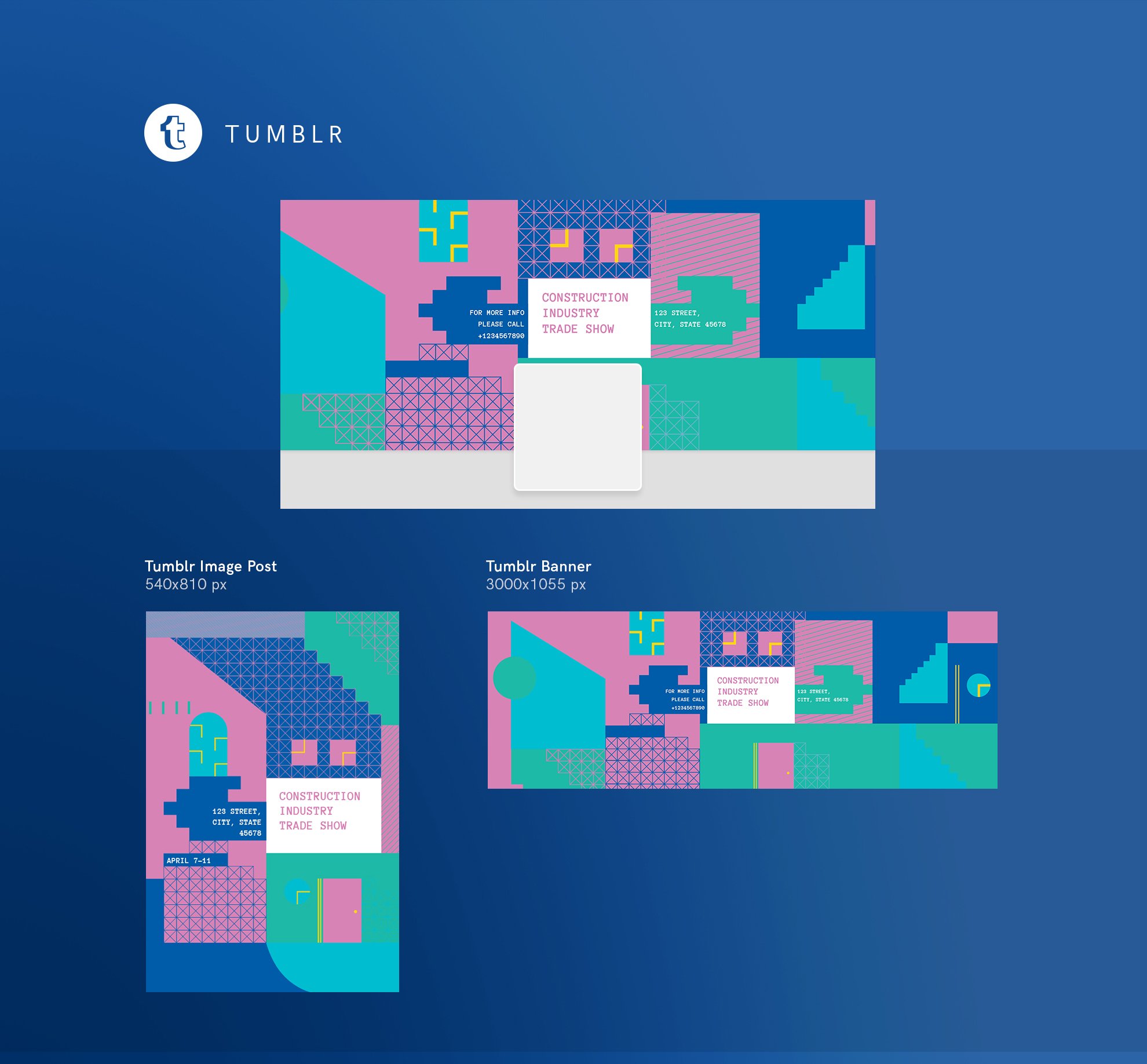 Industry Trade Show Design Templates Bundle (115180) | Branding ...