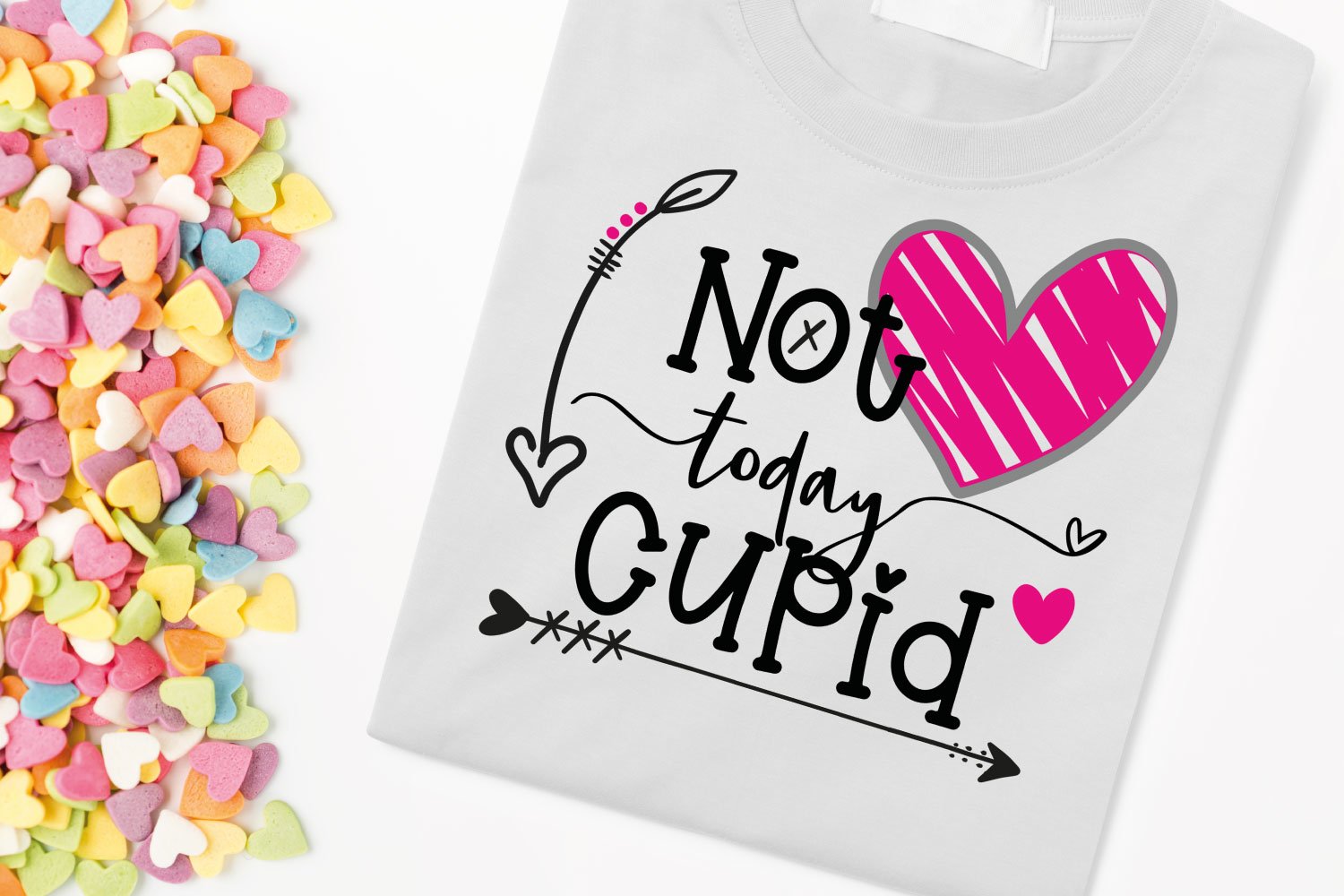 Not today Cupid SVG, DXF, PNG (420073) | Cut Files | Design Bundles