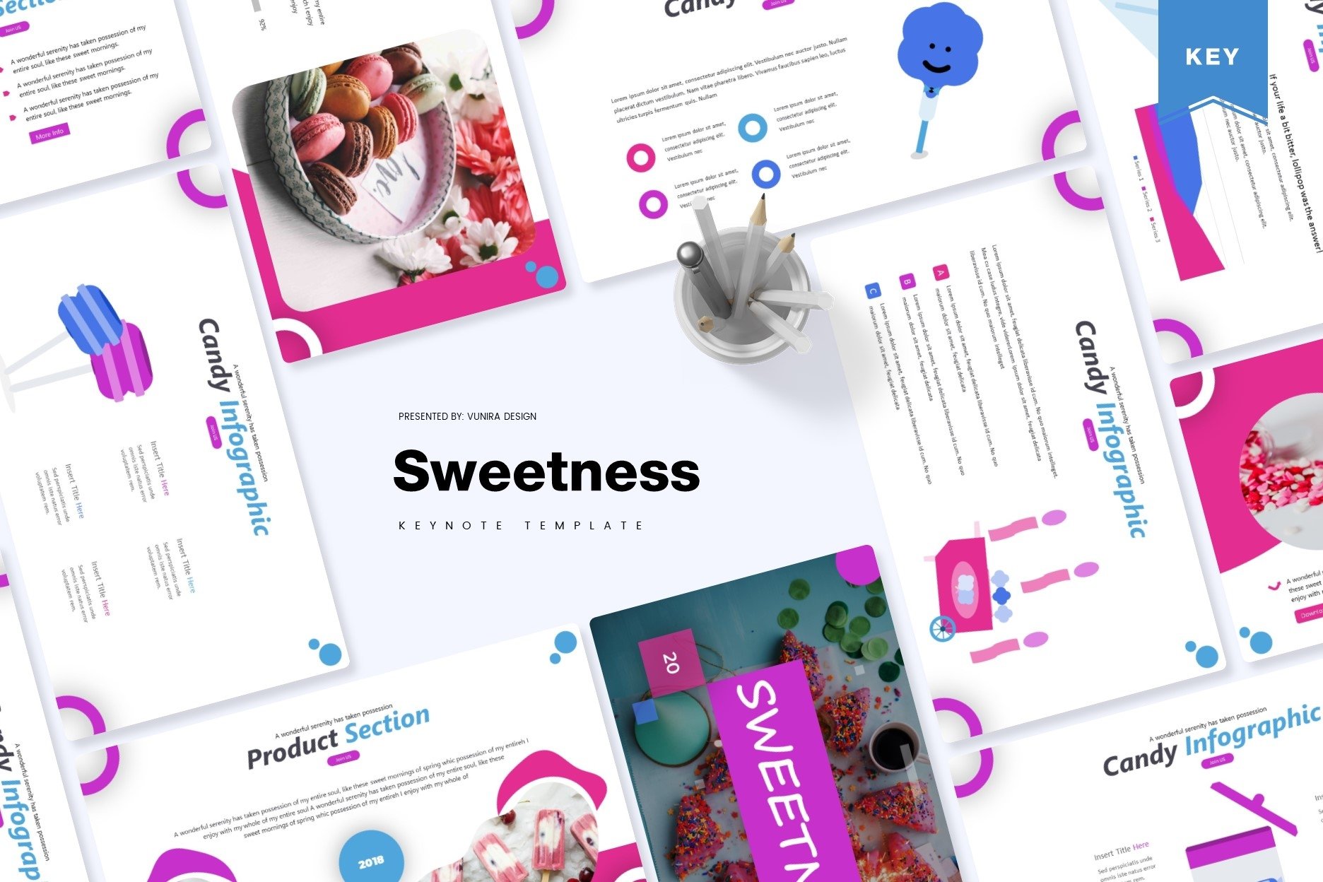 Sweetness | Powerpoint, Keynote, GoogleSlides Template (775859 ...