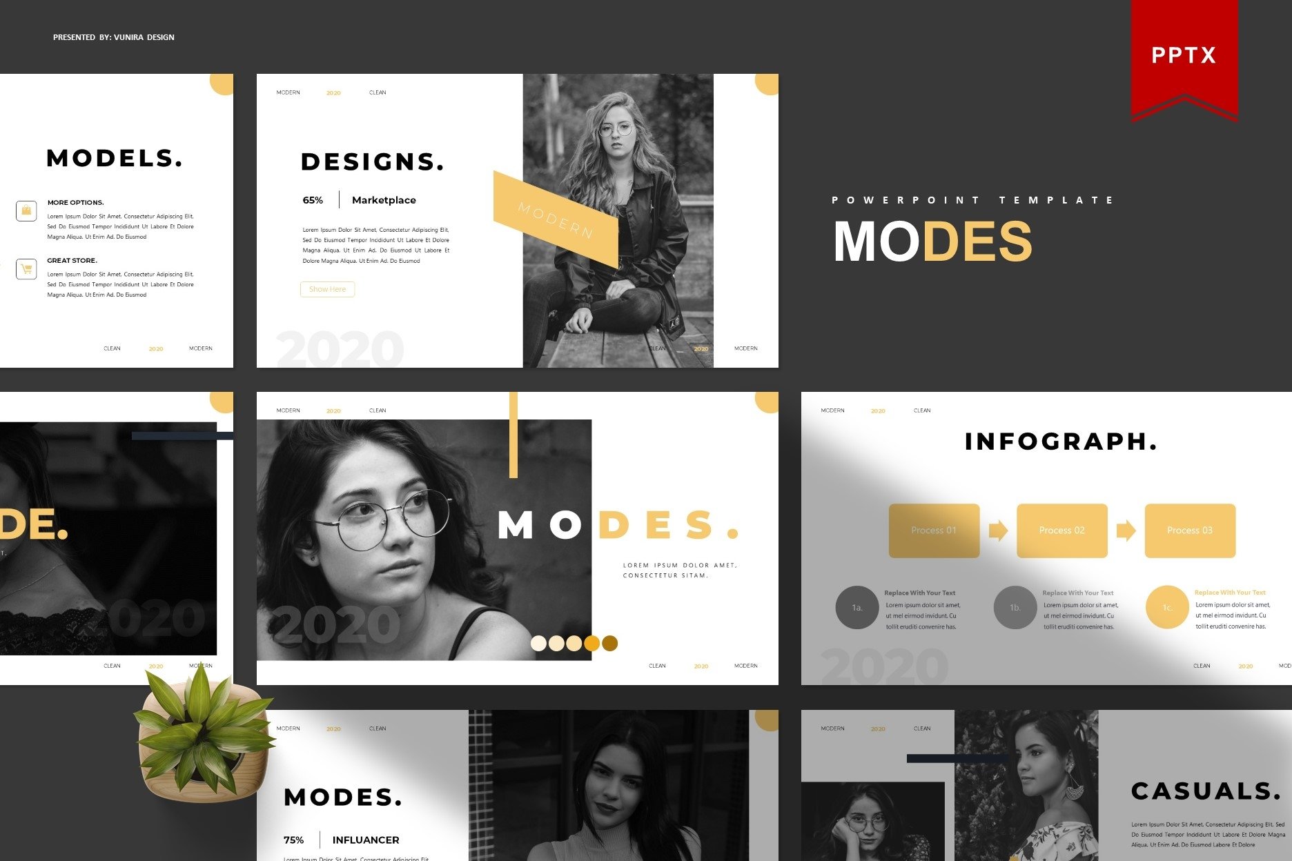 Modes | Powerpoint Template (791461) | Powerpoint | Design Bundles