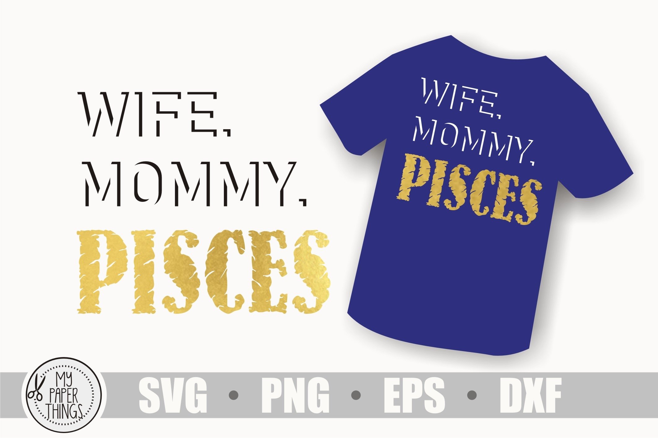 Pisces svg bundle, February, March birthday svg, Zodiac sign (513075 ...