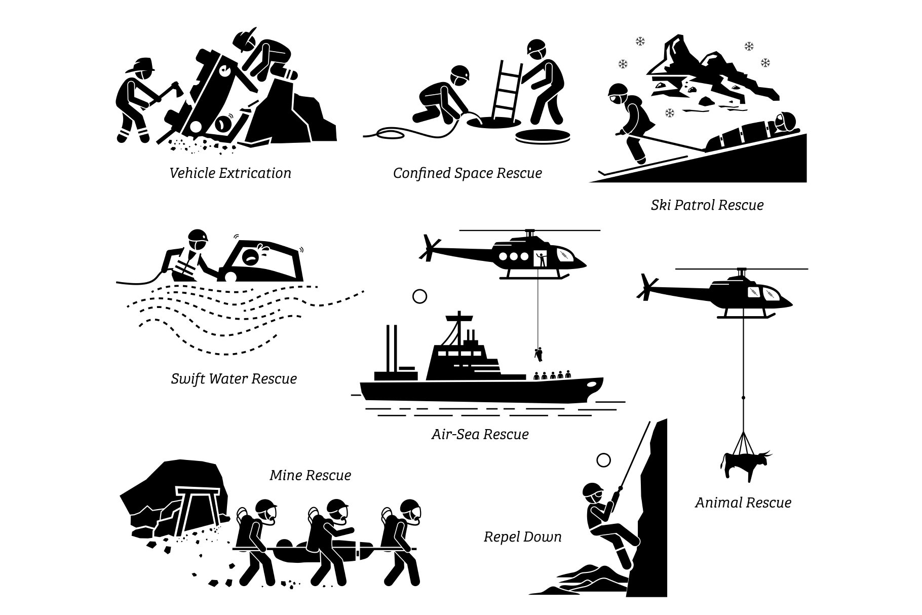 Emergency Disaster Search and Rescue Operations Victim Help (776049 ...