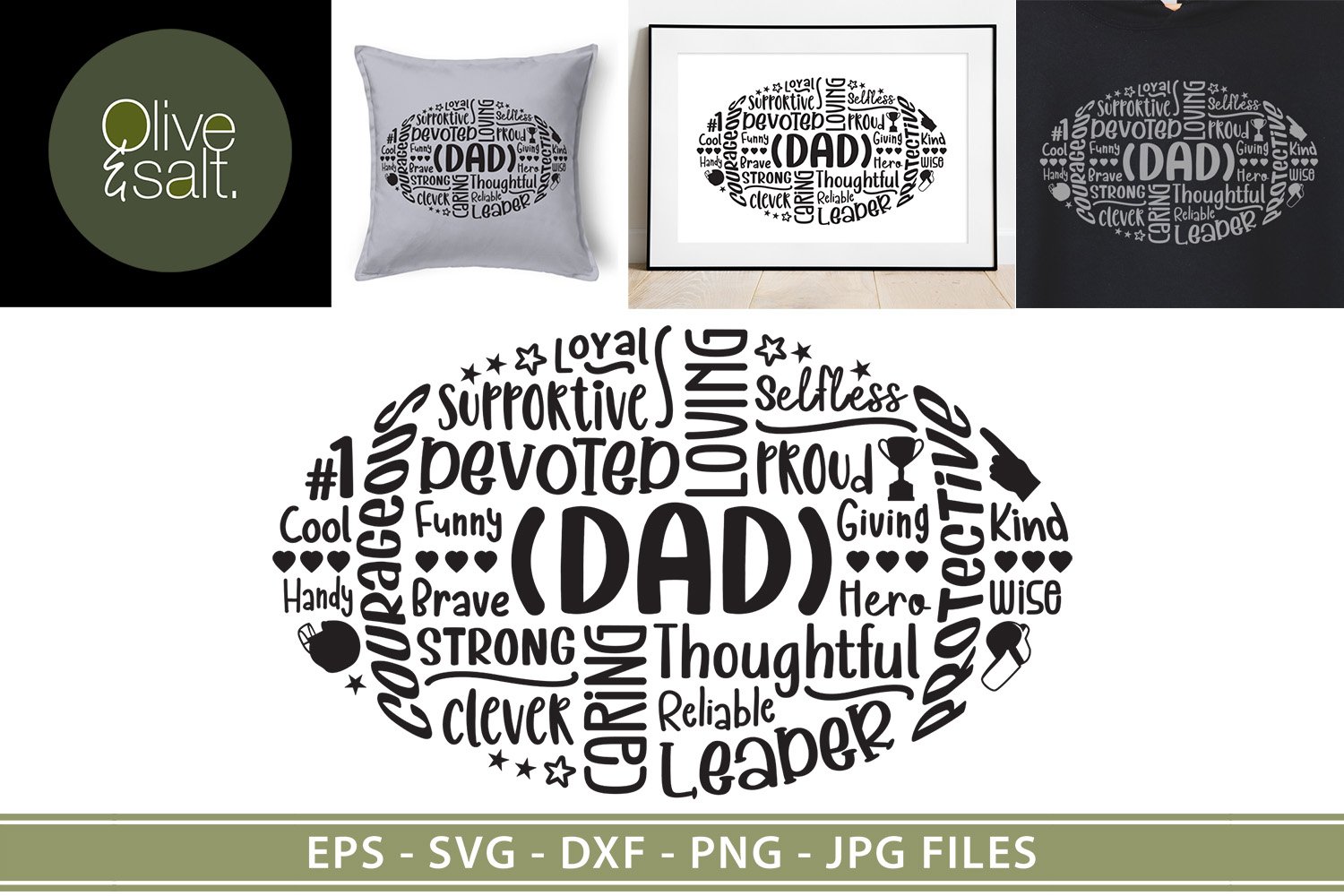 Dad Word Art