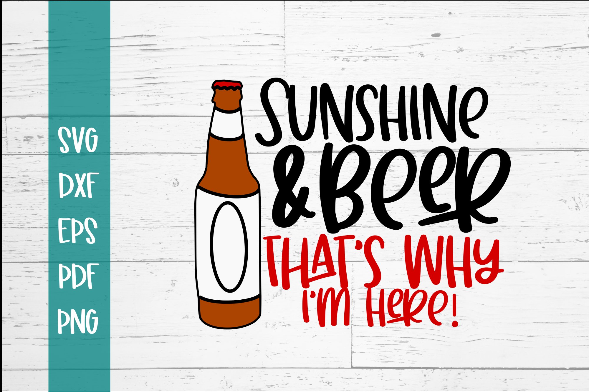 Sunshine And Beer SVG