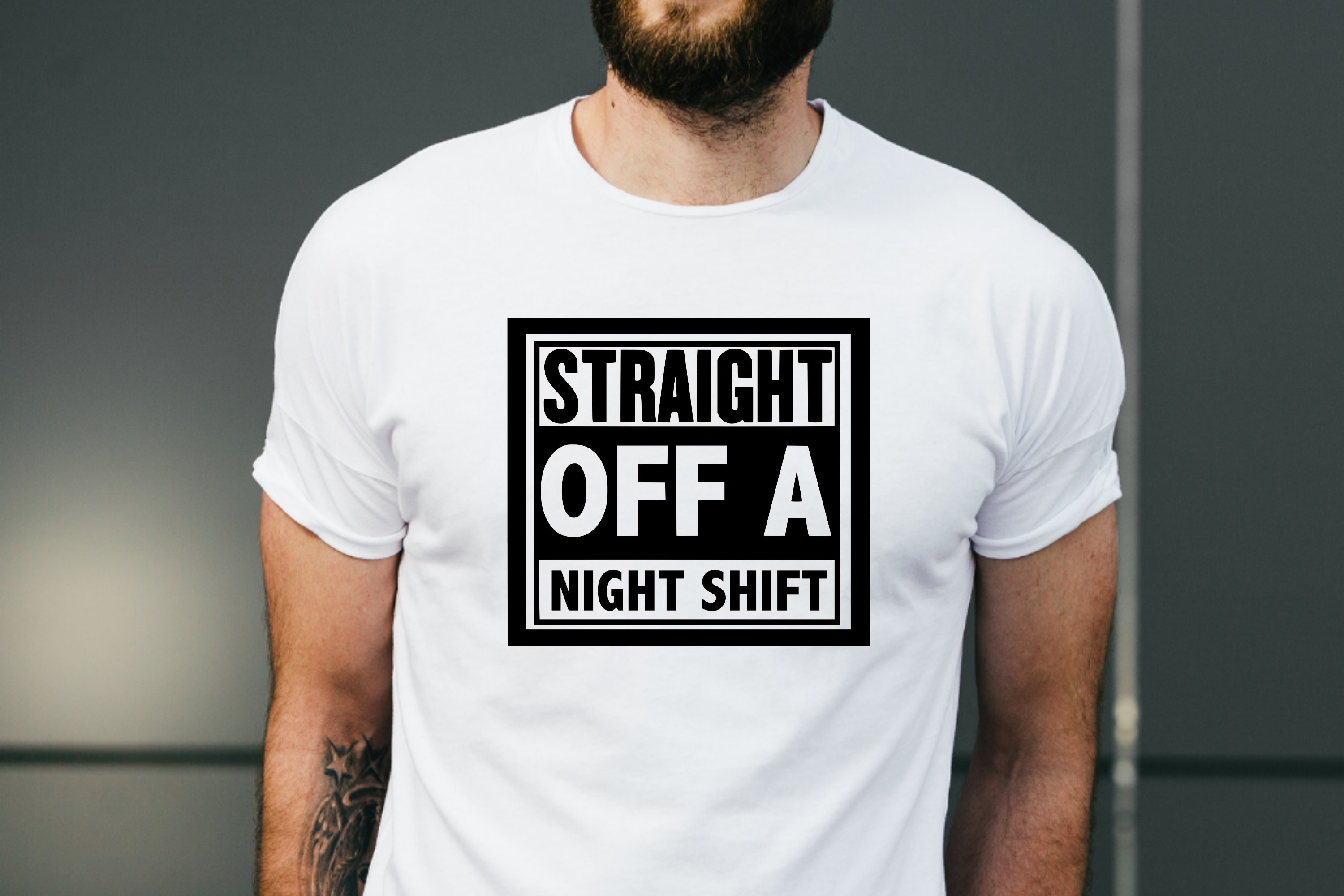 Straight Off A Night Shift svg cut file Graveyard svg shirt (556136 ...