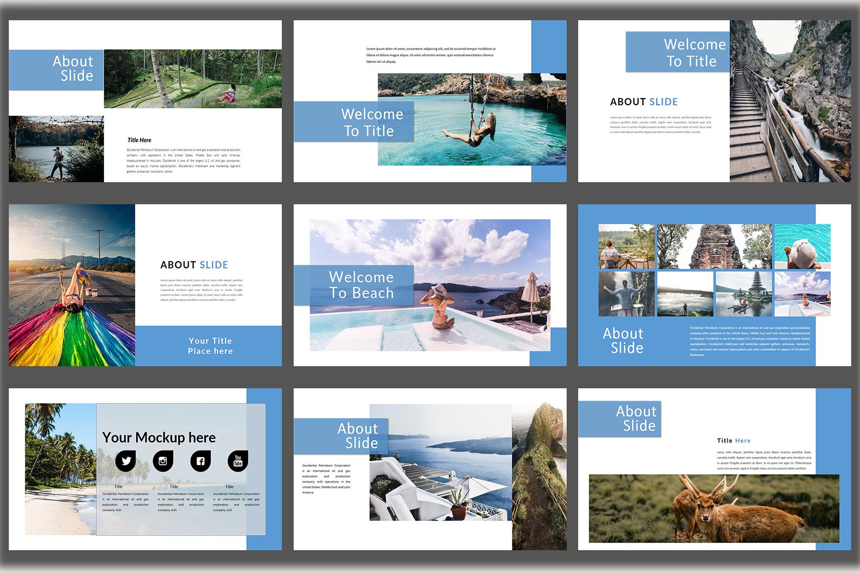 Holiday - Powerpoint Template (320592) | Presentation Templates ...
