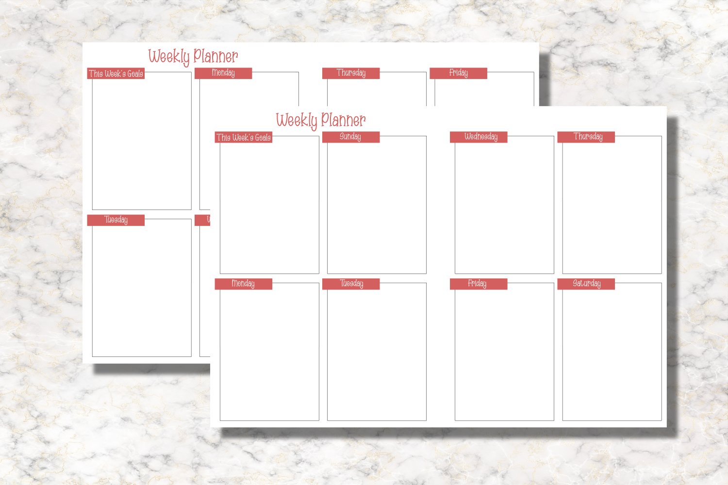 Cute Rainbows B6 Size Notebook Inserts Planner