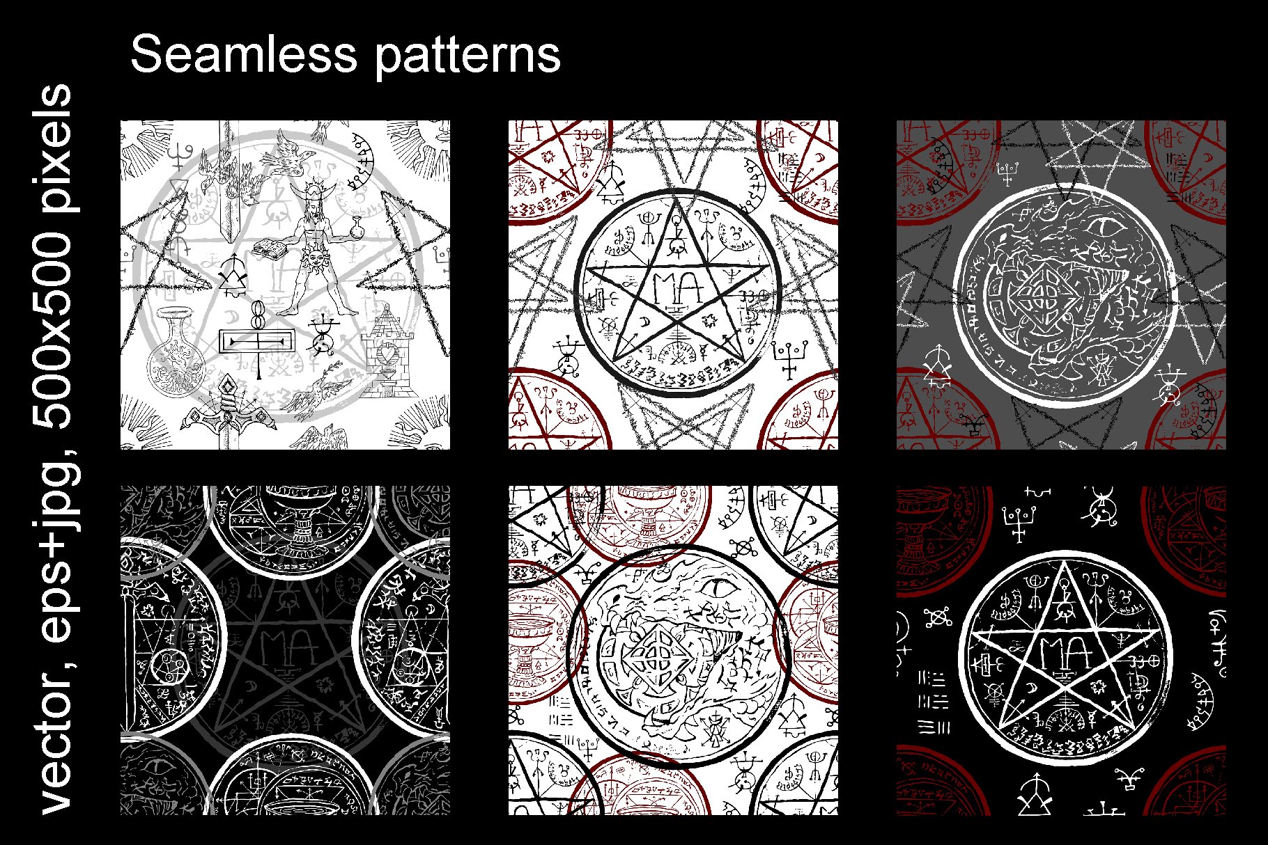 Magic seals collection (648946) | Objects | Design Bundles