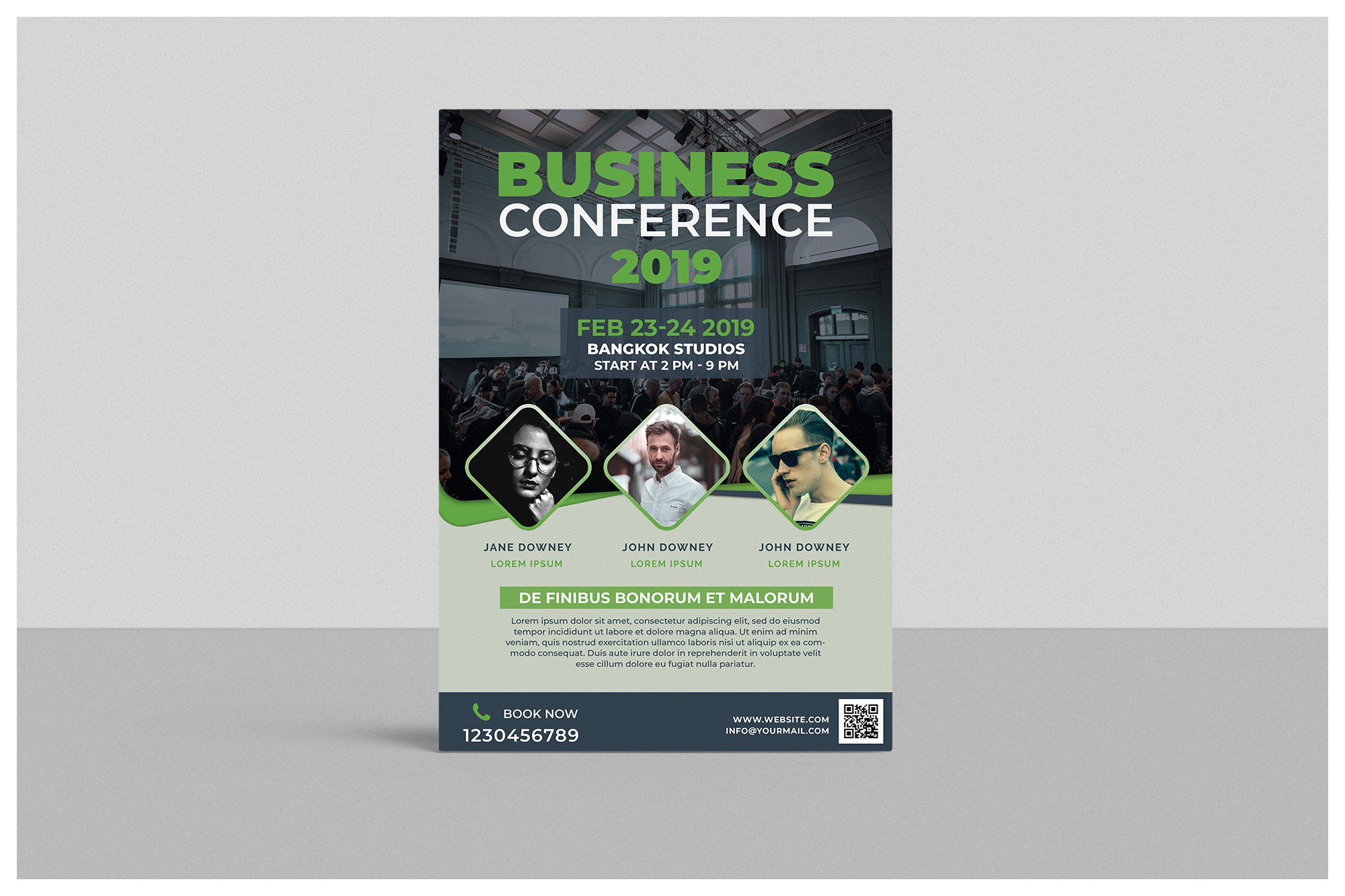 Business Conference Flyer Template (150279) | Flyers | Design Bundles
