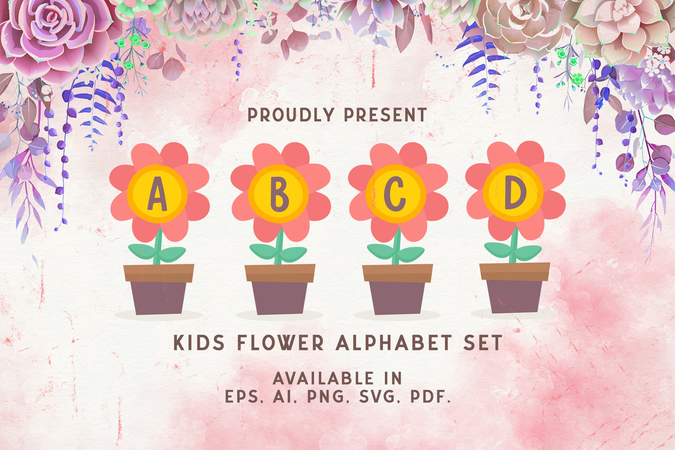 Kids Flower Alphabet