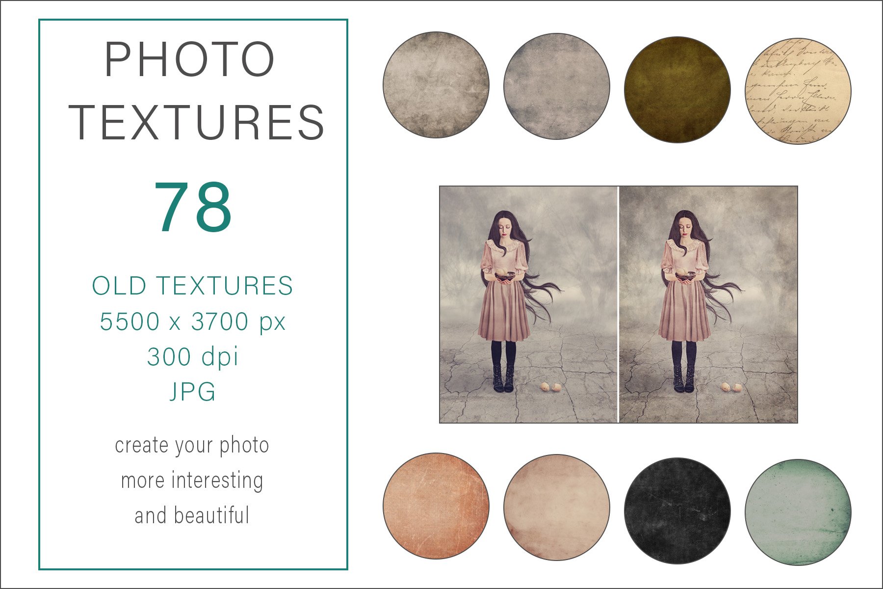Photo Art Old Textures Bundle (600417) | Textures | Design Bundles