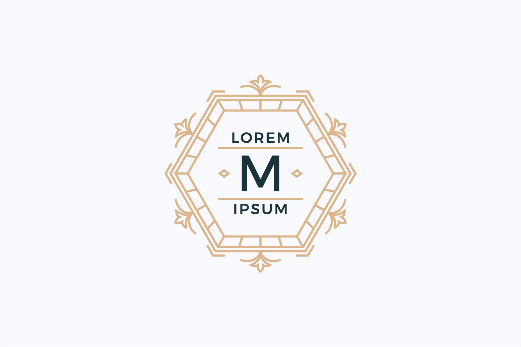 Monogram Minimalist Logo Templates
