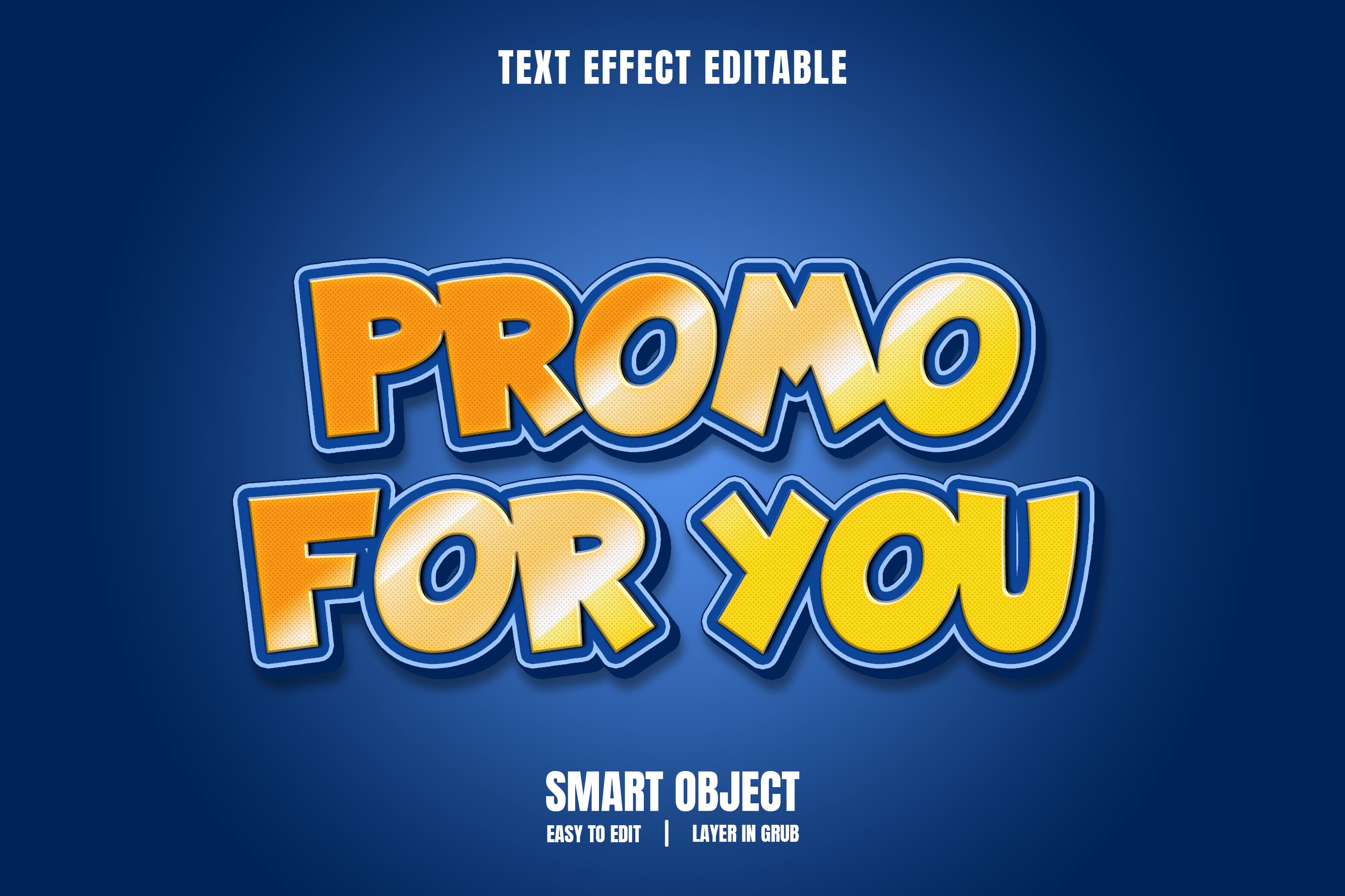 Promo for you- Text effect editable (1169134) | Photoshop Plugins ...