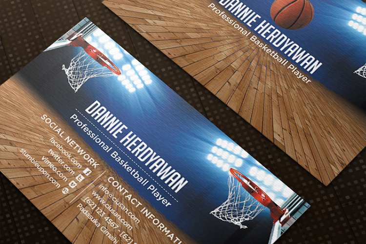 Basketball Business Card (624093) | Business Cards | Design Bundles