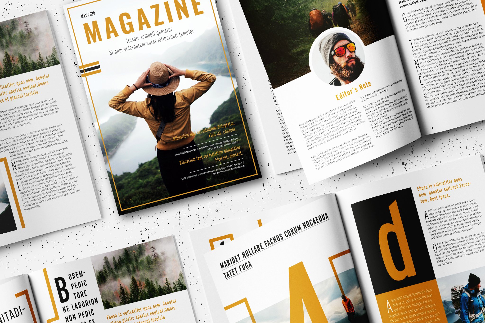 Magazine Templates Gambaran