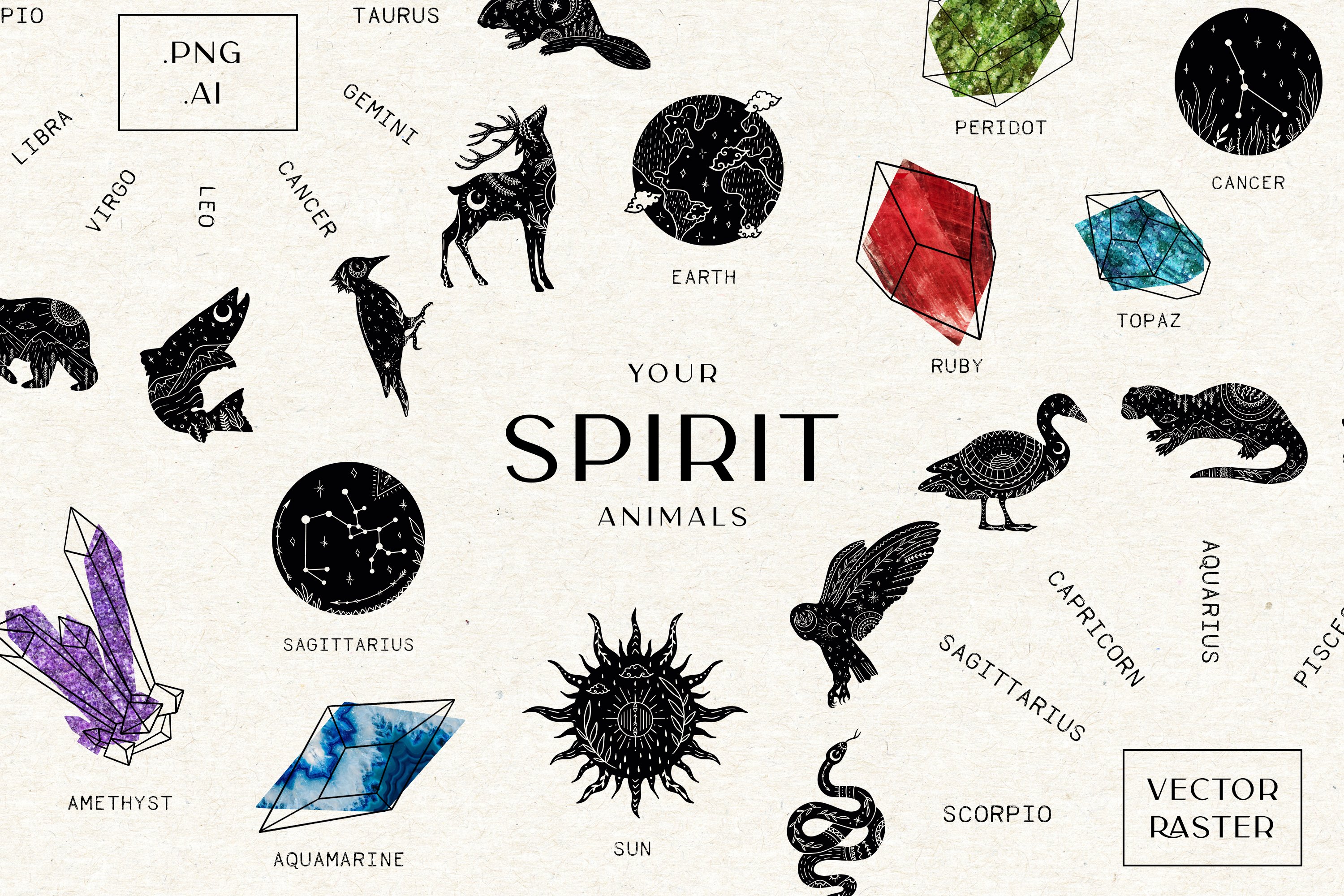 Spirit Animals Symbols